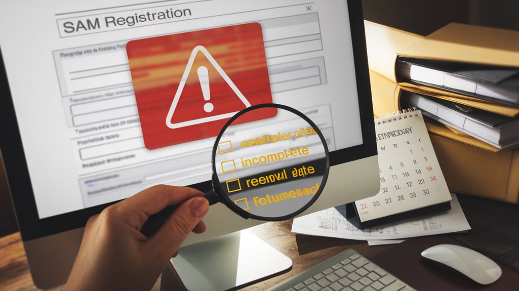 Understanding Incomplete Registration Warnings SAM - Federal Processing ...